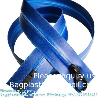 China #8 Multicolor Airtight And Waterproof Zipper TPU Coated Heavy Duty Nylon Zippers Multiple Colours Available Custom