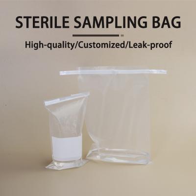 China Sterile Filter Blender Bags for Lab Sample Collection 17.8x7.6cm 0.06mm for sale