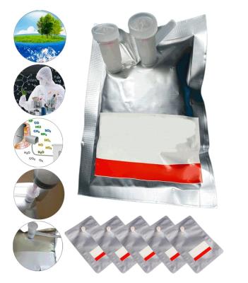 China Thickened Aluminum Foil Gas Sampling Bags 0.5L to 15L Single Double Valve for Industrial Gas Collection and Storage for sale
