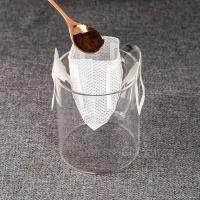 China Non Woven Fabric Disposable Drip Coffee Filter Bag Hanging Ear 50pcs Portable Single Serve for sale
