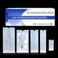 China Self Seal Sterilization Pouches 100 PCS Medical Disinfection Packing Bags 3.5x10 Inch for sale