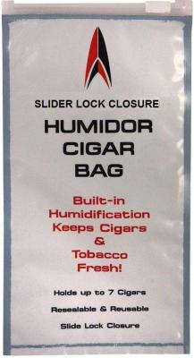 China Custom Slider Lock Ziplock Cigar Packaging Bag 135x255mm Humidity Proof Tobacco Pouch for sale