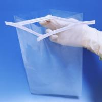 China Disposable Sterile Sampling Bag 120ml with Wire Closure for Lab Sample Collection and Transport for sale