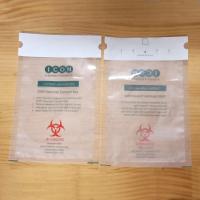 China 95kPa 3-Wall Biohazard Specimen Transport Bag 26x35cm Self-Adhesive Seal for Medical Lab for sale