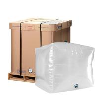 China Food Grade 275 Gallon IBC Tote Liner Bag 1000 Liter Collapsible Bulk Liquid Container for sale