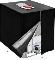China IBC Tote Cover with Zipper 275 Gallon 1000L Outdoor Sunshade 210D Oxford Cloth Waterproof for sale