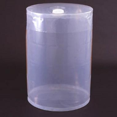 China 55 Gallon 4 Mil LDPE Drum Liners Heavy Duty Leak Proof Clear Plastic Bags Roll of 50 for sale