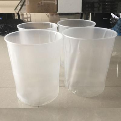 China 5 Gallon 10 Gallon 50 Drum Liner Round Bottom Bucket Reusable LDPE Pail Liner Cap for sale