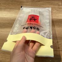 China Wholesale 95kPa Biohazard Specimen Transport Bag Transparent PE with Absorbent Sleeve for sale