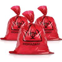 China Custom Autoclave Biohazard Medical Waste Bags Red Yellow Hospital Garbage Bags 1 Ton MOQ for sale