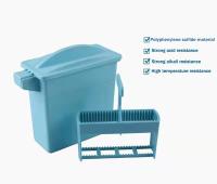 China Pathological Analysis Equipments Glass Slide Staining Rack Histology tissue Plastic Staining Jar And Rack for sale
