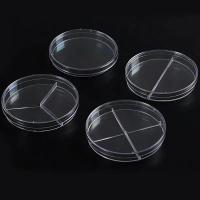 China PP Disposable Petri Dish 90mm Transparent Plastic Cell Culture Dish for Lab Hospital School for sale