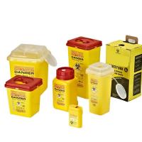 China Hospital Biohazard 5L Medical Disposal Kraft Paper Board Sharps Container Safety Box for Syringes for sale