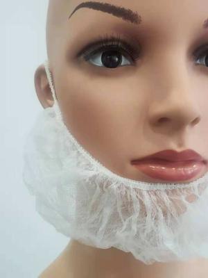 China Disposable PP Nonwoven Beard Cover 9x18 Inch 10gsm for Food Industry Health Care for sale