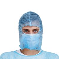China Disposable Non-Woven Face Hood Cover 21 24 Inch Astronaut Cap for Hospital Food Industry for sale