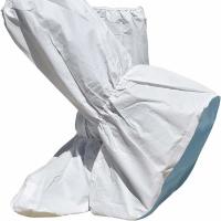 China Disposable Polyethylene Microporous Boot Covers 42x22x50cm Non Slip Waterproof Dustproof for sale