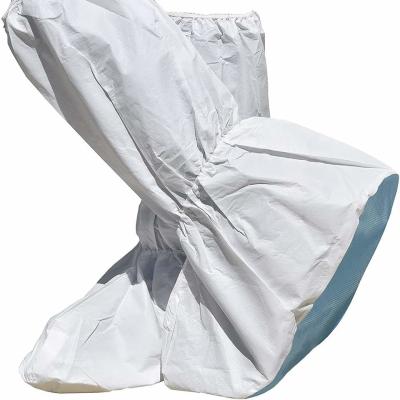 China Disposable Polyethylene Microporous Boot Covers 42x22x50cm Non Slip Waterproof Dustproof for sale