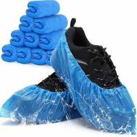 China Disposable PP Non-Slip Shoe Covers 40x17cm Waterproof Dust-Proof Medical Shoe Covers OEM for sale
