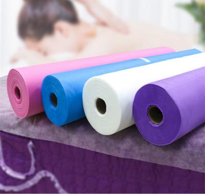 China Disposable Non Woven Bed Sheet Rolls Waterproof 100pcs per Roll for Salon Spa Hospital for sale