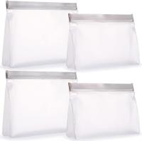 China PEVA Transparent Toiletry Bags 4 Pack 2 Sizes Waterproof Travel Cosmetic Bags for sale