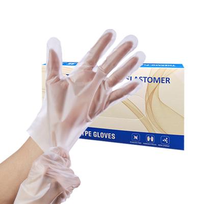 China Wholesale Biodegradable TPE Disposable Gloves Powder Free Food Grade S M L XL 200pcs per Box for sale