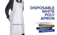 China Disposable Heavy Weight Poly Apron 46x28 Inches 2 Mil for Cooking Arts Crafts for sale