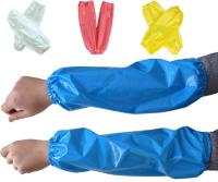China Waterproof Anti-Oil TPU PVC Plastic Oversleeve 40cm Length Custom Size for Food Industry for sale