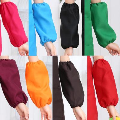 China Oilproof Polyester Cotton Kitchen Oversleeve Arm Covers 33x19cm Custom Size for sale