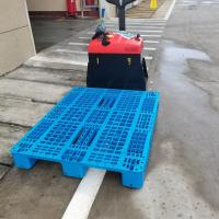 China 1200x1000mm Heavy Duty HDPE Plastic Pallet Four Way Entry 1T Dynamic Load Stackable for sale