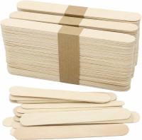 China Bulk Wooden Tongue Depressor 6 Inch Non-Sterile Disposable Birch Wood Medical Grade 150x18x1.6mm for sale