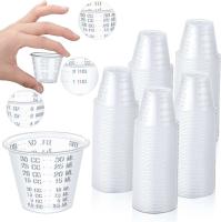China Clear PP Plastic Disposable Medicine Cups 10ml 20ml 30ml Liquid Measuring Dispenser for Hospital Dental Household for sale