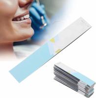 China Dental Articulating Paper Blue Strips 110x21mm 0.03mm for Occlusal Adjustment for sale