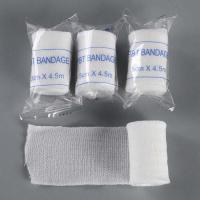 China Sterile Elastic Crepe Gauze Bandage 10x4.5cm High Quality Medical Wound Dressing for sale