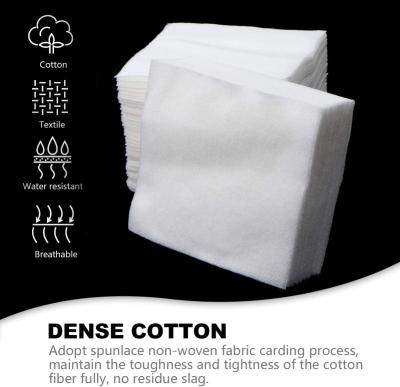 China 4x4 8ply Non Woven Gauze Sponges Square Cotton Filled Esthetic Wipes for Medical Hospital Dental for sale