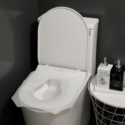 China Biodegradable Disposable Toilet Seat Covers 24x16 Inch Flushable Paper for Adults Kids Hotel Commercial Use for sale