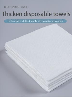 China Custom Disposable Shower Towel 30x60cm Individually Wrapped Non Woven Fabric Hotel Bath Towel for sale