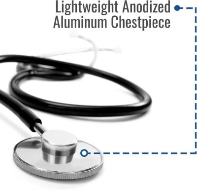 China Spectrum Series Lightweight Nurse Stethoscope 46mm Chestpiece PVC Y Tube 600mm Medical Clinical Teaching for sale