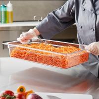 China Custom Size PC Gastronorm Container 53x32.5cm Commercial Catering Chafing Dish for Hotel Restaurant for sale