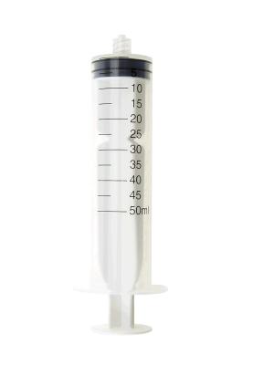 China 50ml Plastic Syringe with 1 Meter Tubing for Industrial Dispensing and Lab Use for sale
