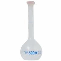 China 100ml Plastic Lab Volumetric Measuring Flasks with Snap Caps Measuring Flask Heatproof for Laboratory for sale