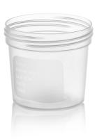 China Leak Proof Specimen Cups with Lids 4oz 25 Pack Latex Free Polypropylene Plastic Non Sterile for sale