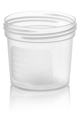 China Leak Proof Specimen Cups with Lids 4oz 25 Pack Latex Free Polypropylene Plastic Non Sterile for sale