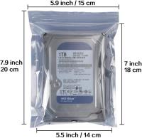 China Anti Static Resealable Bags 5.9 x 7.9 Inches 100 Pack ESD Bags for HDD SSD Motherboard for sale