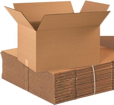 China Corrugated Cardboard Shipping Boxes 24x16x12 Inch 10 Pack Heavy Duty 65 lbs Capacity for sale