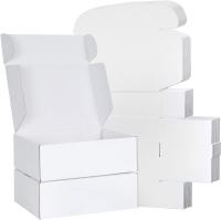 China White Corrugated Cardboard Mailer Boxes, Medium Mailing Boxes For Packaging Small Business for sale