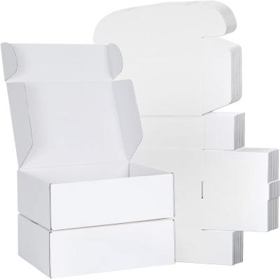 China White Corrugated Cardboard Mailer Boxes, Medium Mailing Boxes For Packaging Small Business for sale
