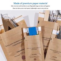 China Disposable Autoclave Sterilizer Paper Bags 75x150mm Dry Heat Sterilizer Pouches for Nail Salon Tools for sale