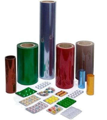 China Medical Grade PVC Film 0.3mm Clear Rigid Pharmaceutical Blister Film Roll for Tablets Capsules for sale