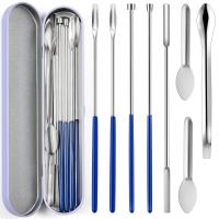 China Capsule Filling Machine Kit 11 Piece for All Sizes 000 to 5 Stainless Steel Pill Filler Tool for sale