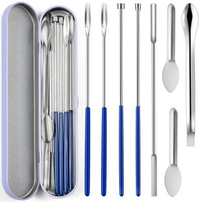 China Capsule Filling Machine Kit 11 Piece for All Sizes 000 to 5 Stainless Steel Pill Filler Tool for sale